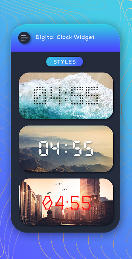Digital Clock Widget - Seven Time - Resizable Clock - DIGI Clock Widget - Widget Clock Android ...